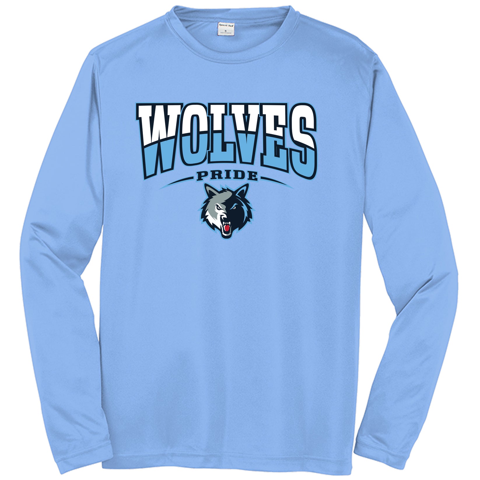 Newsome School Longsleeve Drifit Shirt "Wolves Pride" – Red's Team Sports