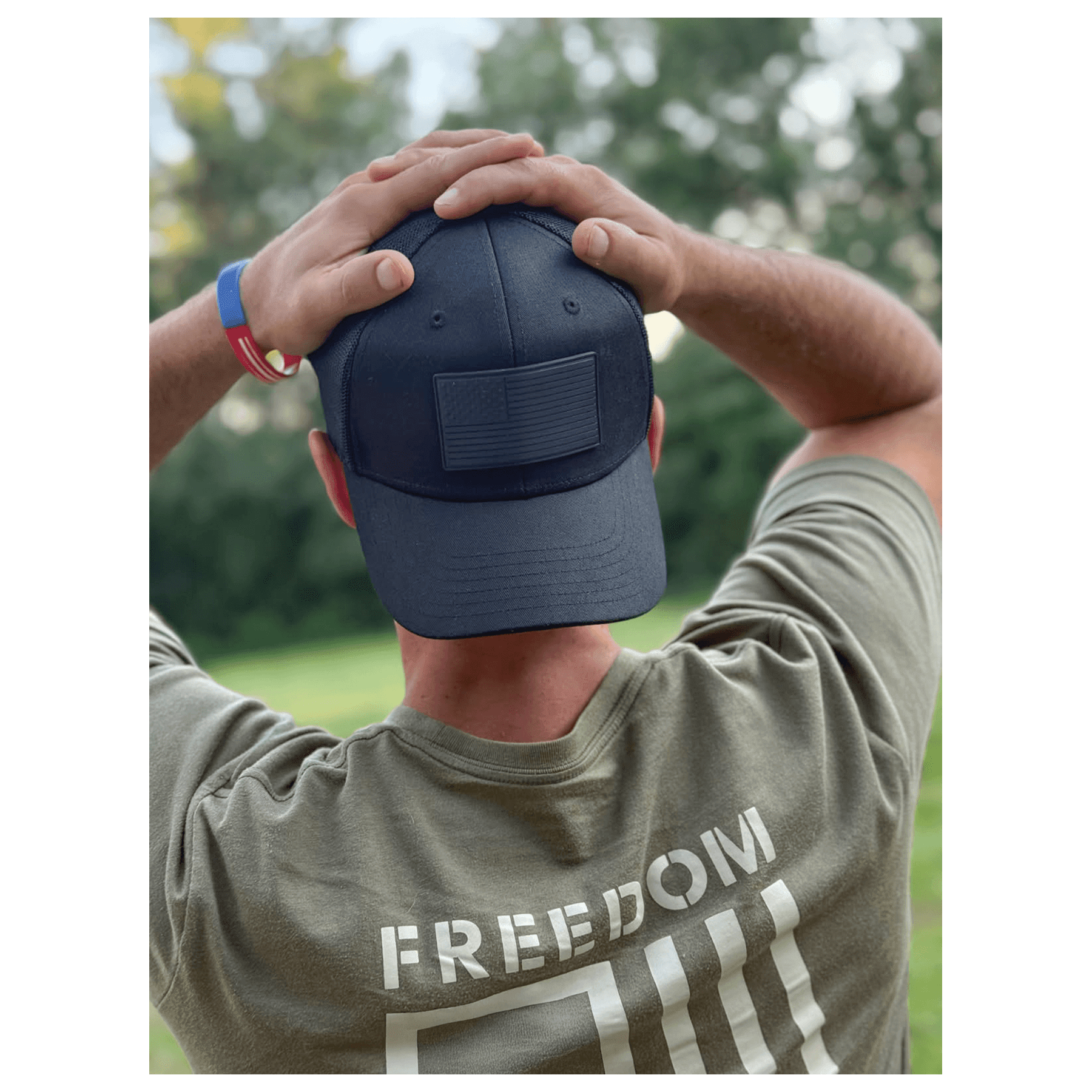 Freedom Trucker Hat – Red's Team Sports