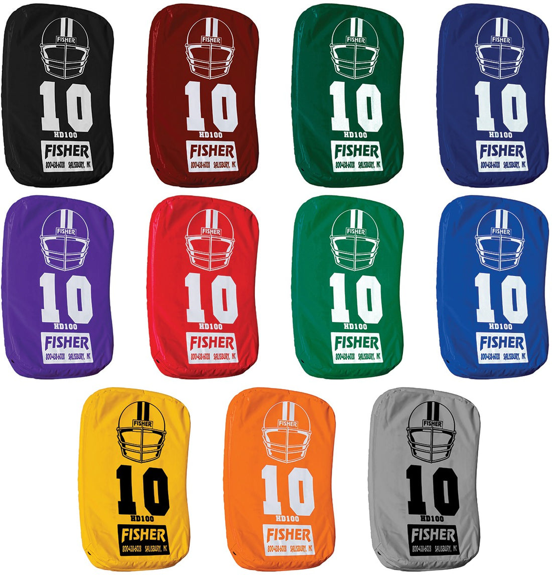 Fisher Curved Football Blocking Body Shield – Red's Team Sports